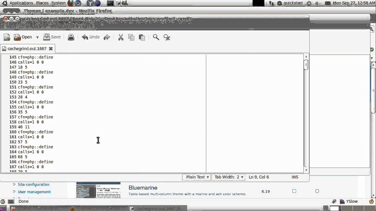 Drupal Quickstart 0.8: Profiling with XDebug and Webgrind