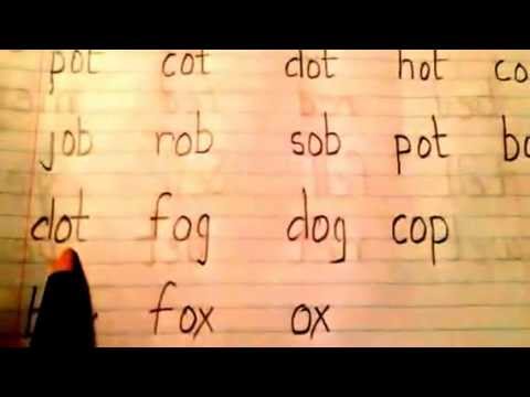 3 letters words for kids, letters blending for kindergarteners (More than 100 words)