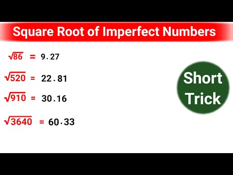 Square root short trick | Imperfect number | वर्गमूल ट्रिक | Square root of 3640 | Any number root