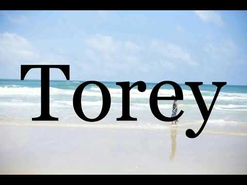 How To Pronounce Torey🌈🌈🌈🌈🌈🌈Pronunciation Of Torey