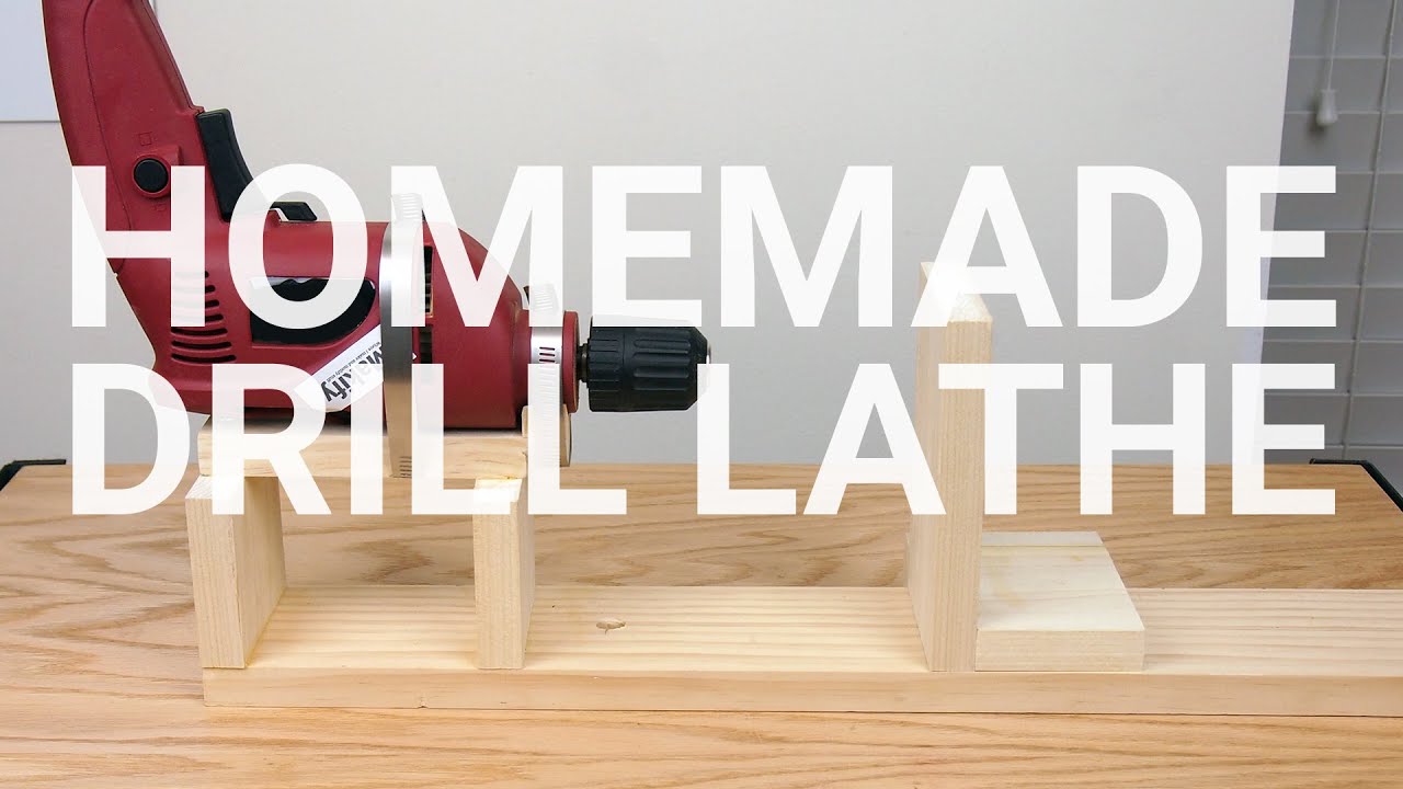 How To Make a Drill Lathe