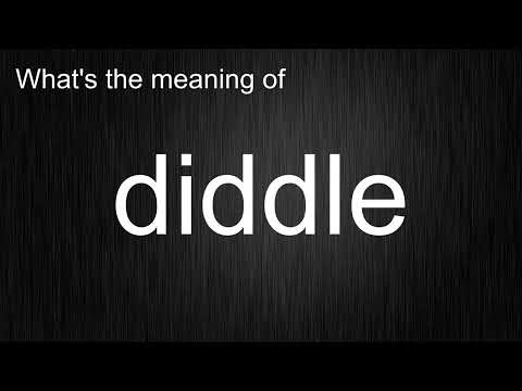 What's the meaning of "diddle", How to pronounce diddle?
