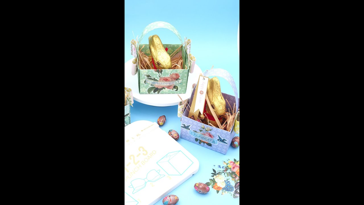 Easy Easter Baskets with the 123 Punch Board