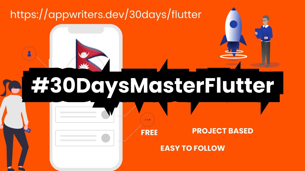 🇳🇵नेपाली | Embark on Your Flutter Adventure:  #30DaysMasterFlutter
