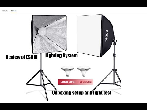 Softbox 900W Lighting Kit Professional Photo Studio - Review