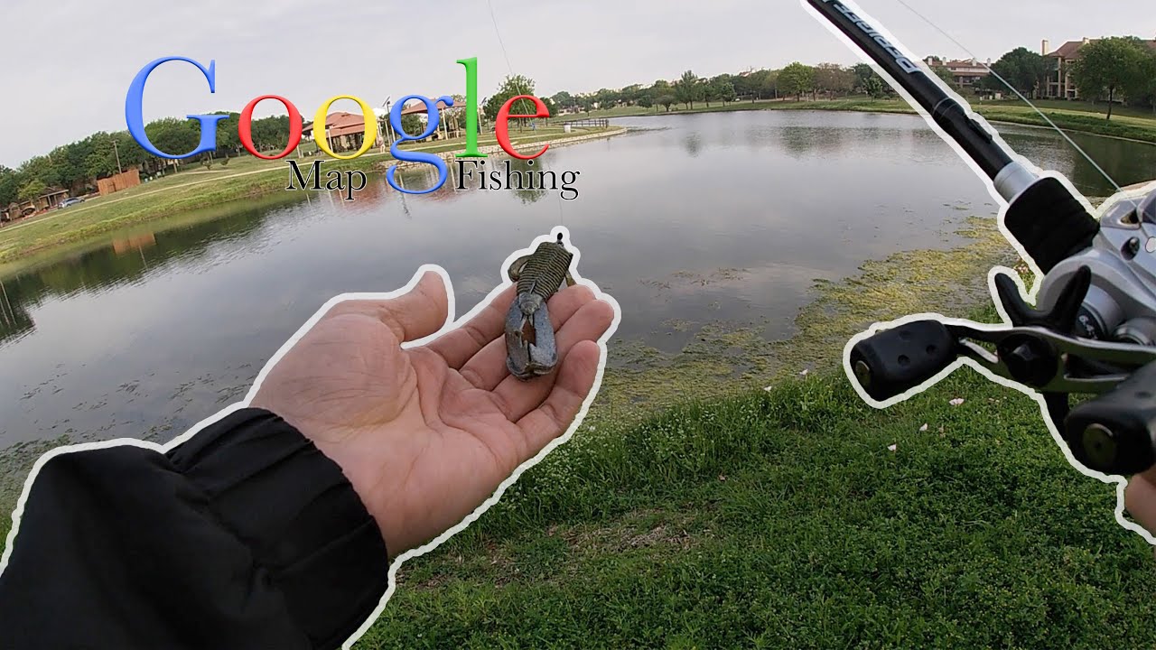 Google Maps Fishing (Las Colinas, TX)