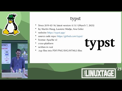 Grazer Linuxtage 2025 - Are we digital typesetting yet?