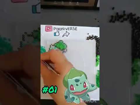 #1 bulbasaur | hama beads TUTORIAL #bulbasaur #pokemon #hamabeads #Diy #tutorial #pokemongo #pixel