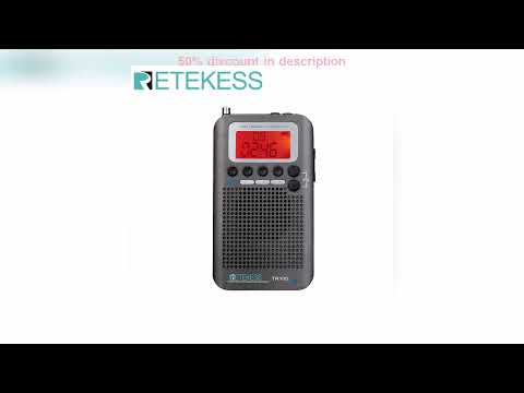 #Retekess TR105 Radio FM Portable Radios AM FM SW Cb Air Vhf Rechargeable Shortwave Ham Radio Stere
