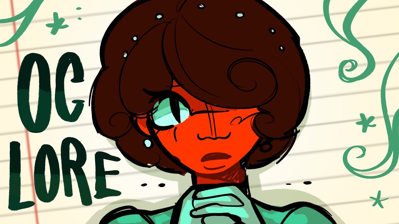 EXPLAINING MY OC LORE (speedpaint + commentary) 