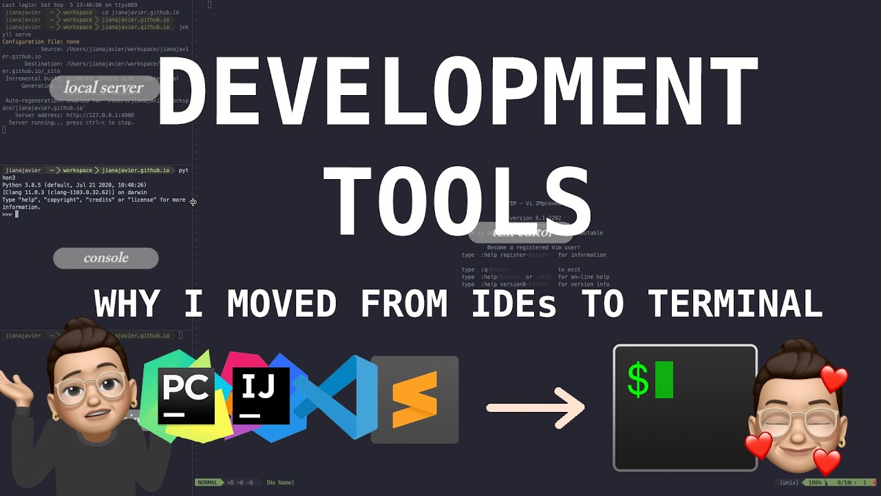 My Development Environment Evolution | From IDEs to Pure Terminal