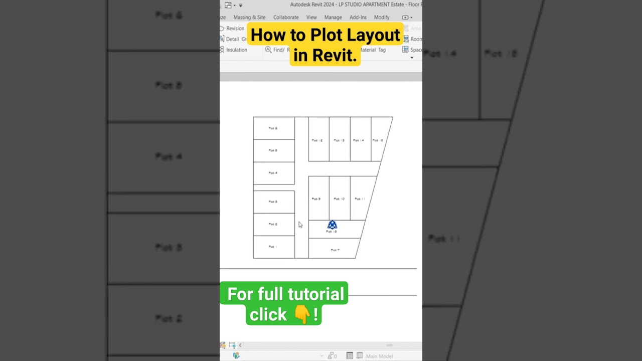 Plots Layout Plans #architecture #construction #revit