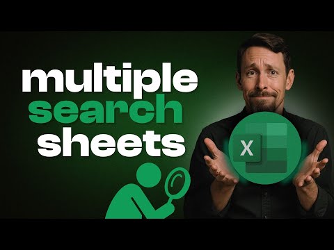 Excel - Search Multiple Sheets with ONE Formula