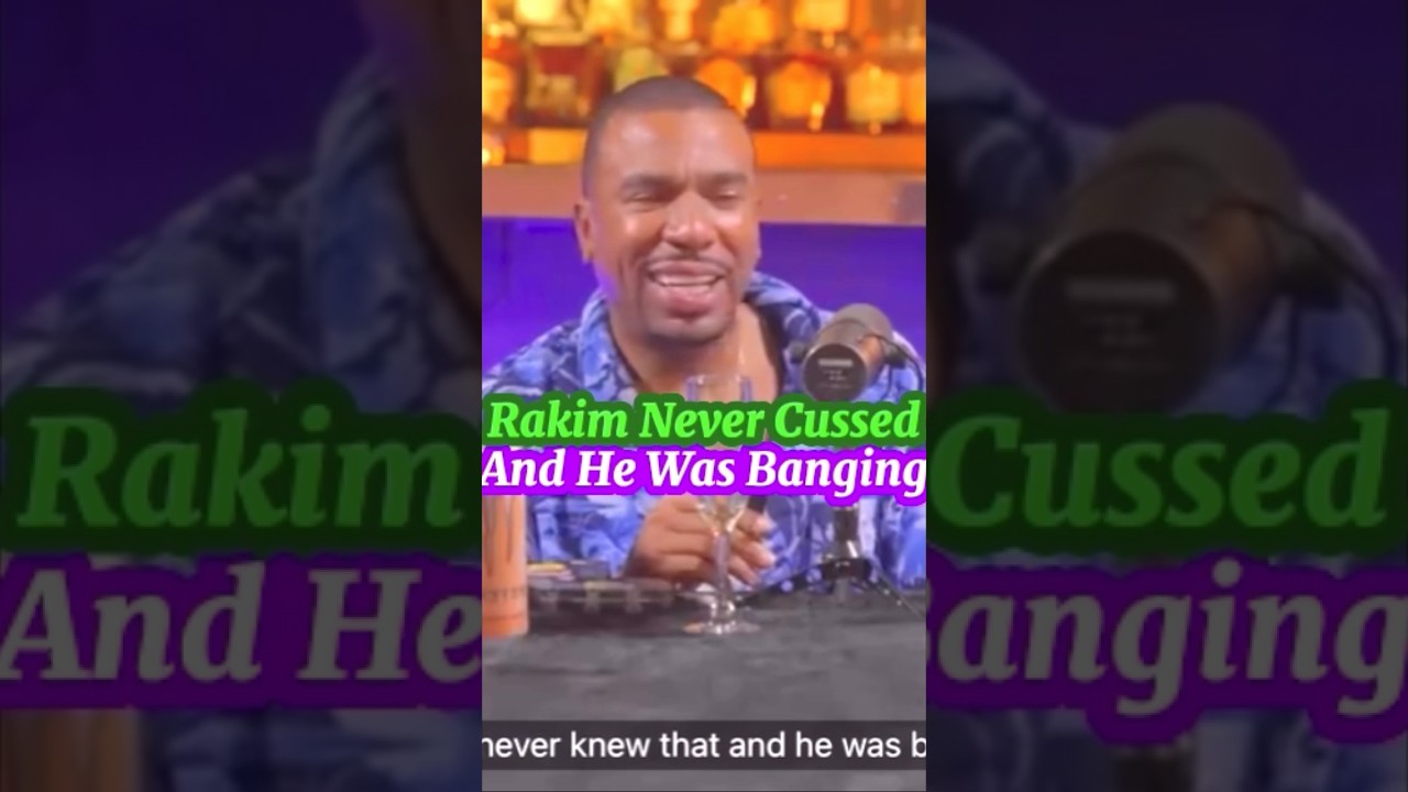 Rakim Never Cussed On His Albums