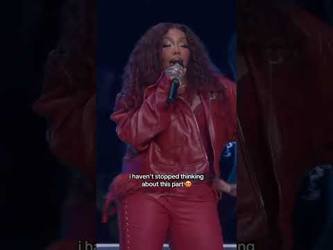 SZA ate the halftime show #sza #kendricklamar #superbowl #halftimeshow #rnb #luther