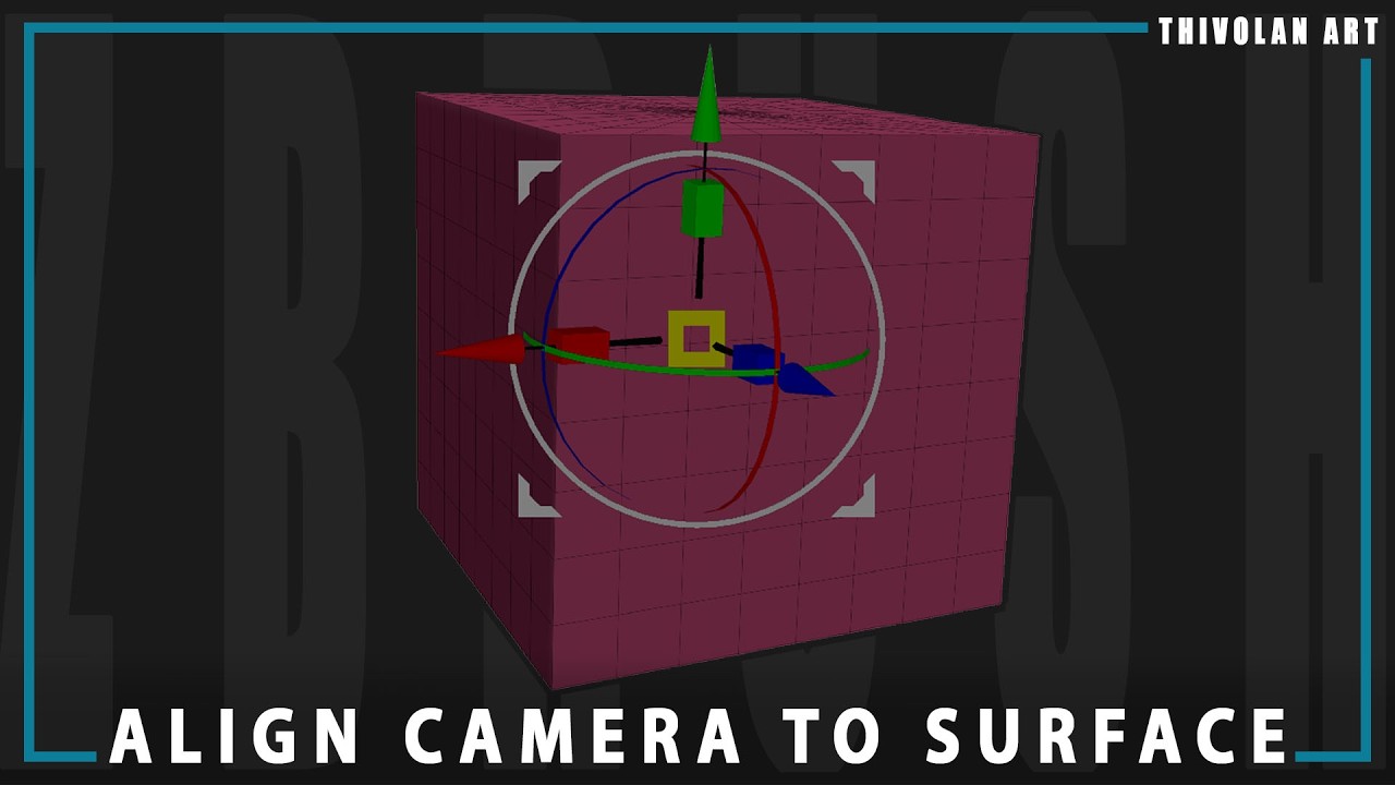 Zbrush Quick Tips: ALIGNING THE CAMERA!!