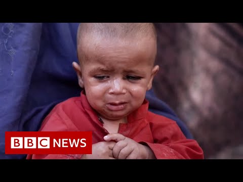 Fleeing bombs and bullets in Afghanistan - BBC News