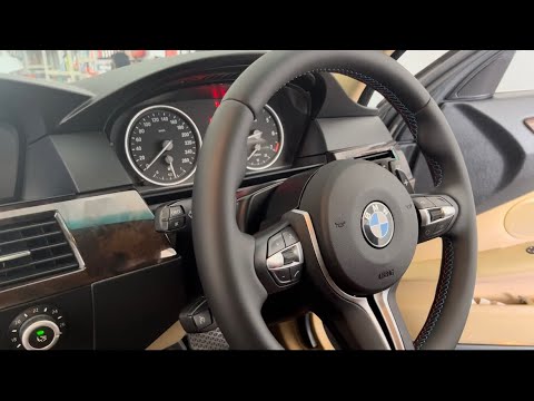 BMW E60 | Change to F10 M5 Steering Wheel | Part 4 - Installation