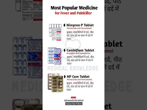 Most Popular Medicine for Fever and Painkiller | Fever and Painkiller Tablets | Muscle pain Relief |
