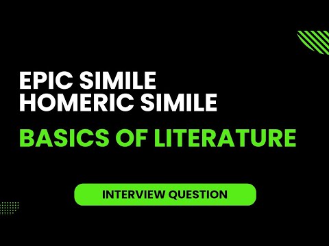 What is Homeric Simile || What is Epic Simile || Interview Questions Lecturer English || PPSC FPSC