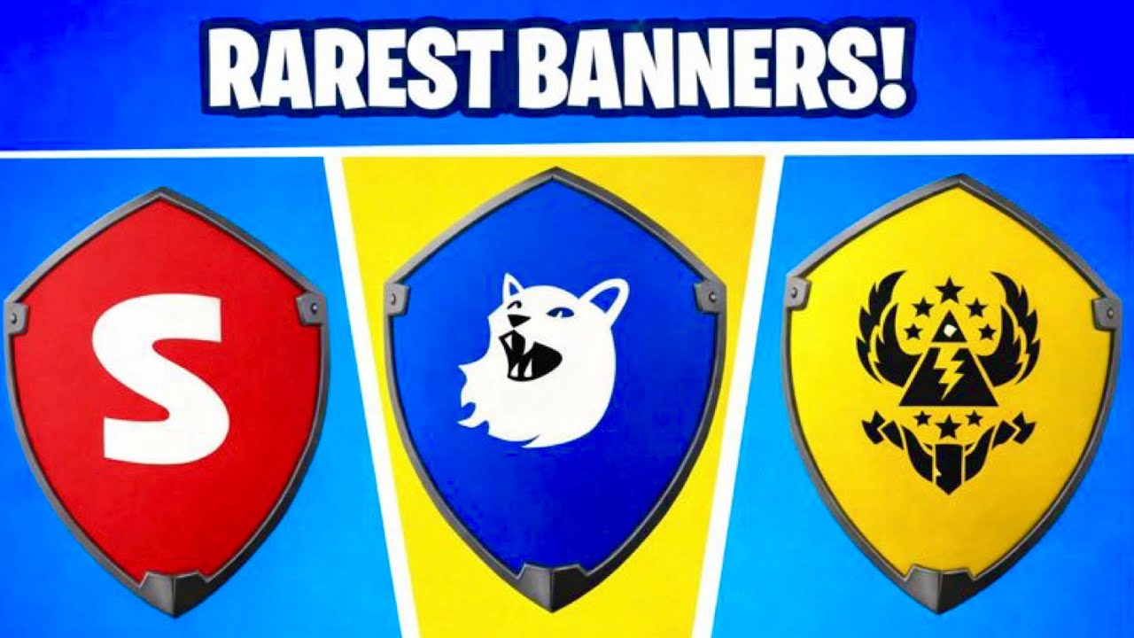 Top 50 RAREST Banners in Fortnite
