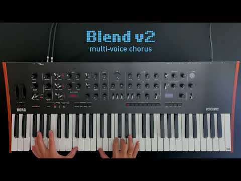Sinevibes에서 KORG Logue용 Blend v2 멀티보이스 코러스 이펙트 출시 > 뉴-스 | 스원포코