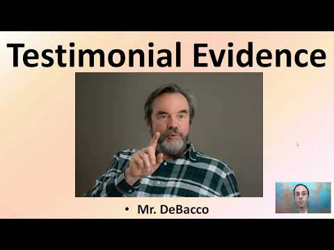 Testimonial Evidence