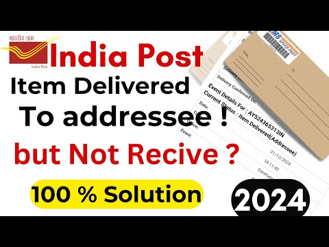 India post item delivered addressee meaning in hindi post me Redirected kya hota hai | 2025