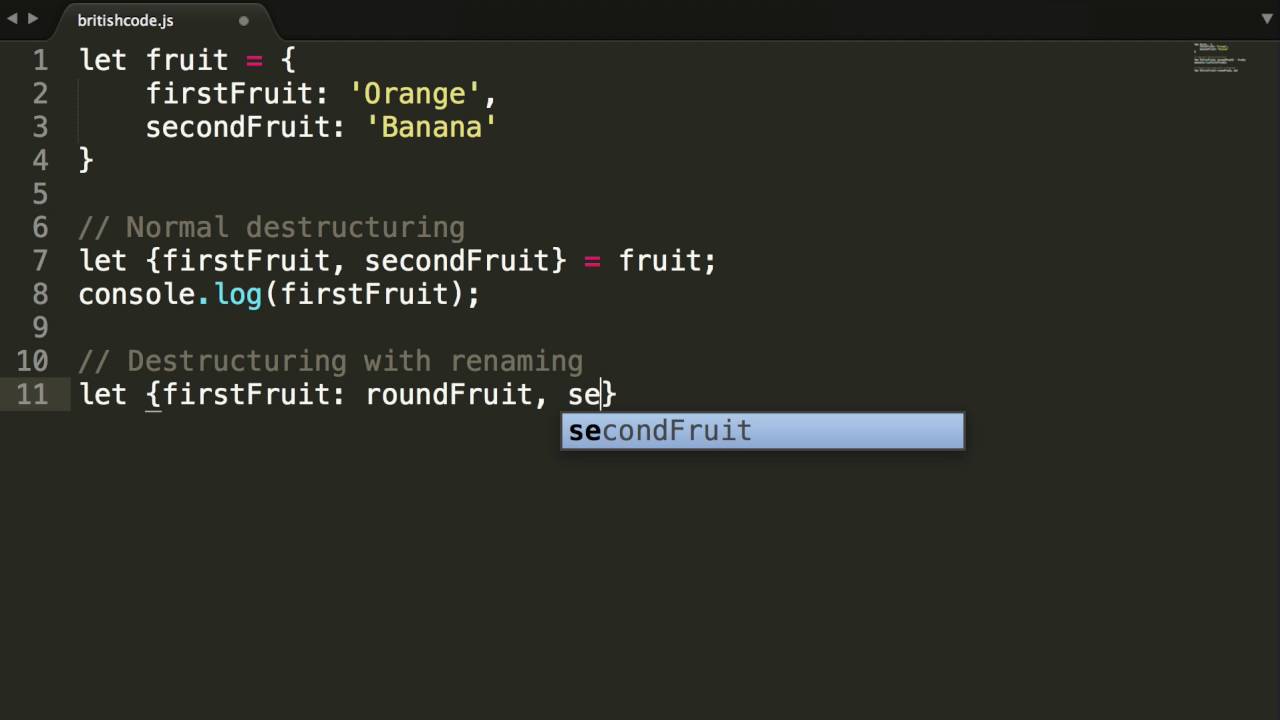 Tip on Destructuring Objects - JavaScript Basics You Must Know