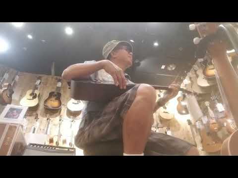 At the Guitar Center.