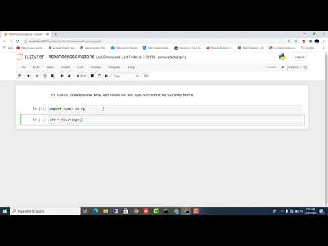 Create 2d array with 1 on the border and 0 inside | Python Tutorial For Beginners #Shaheencodingzone