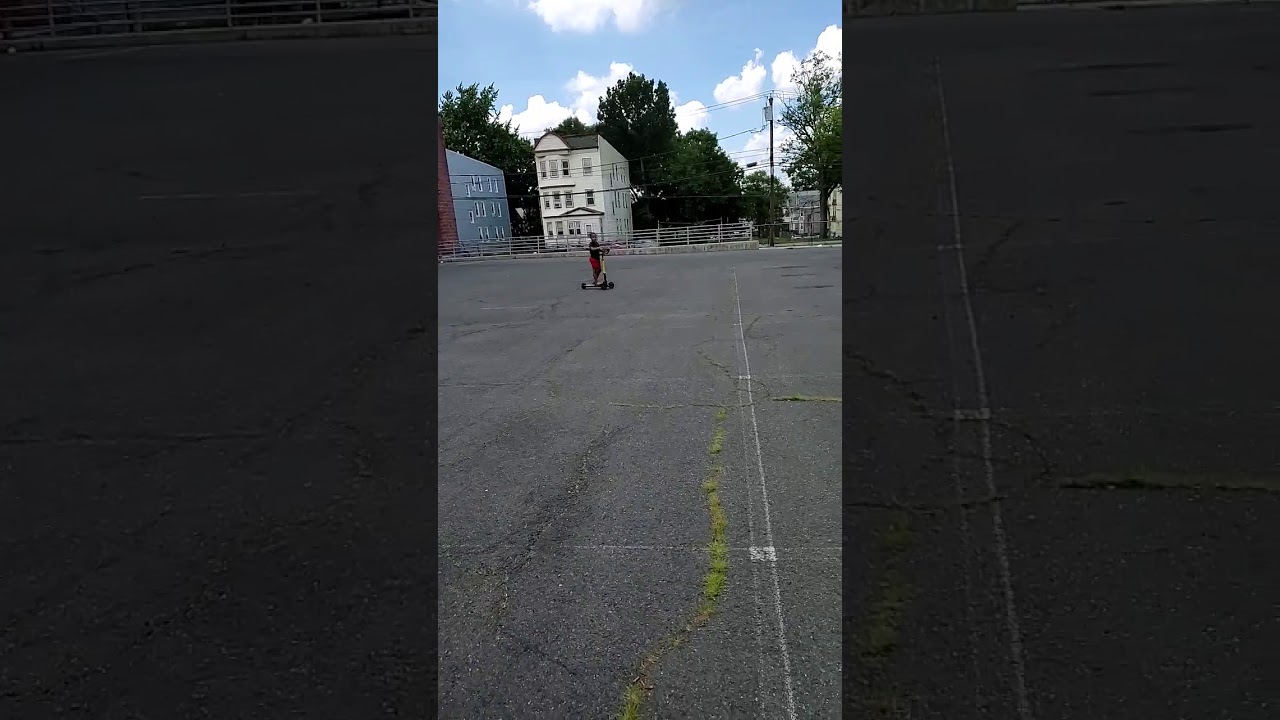 Drifting on my cali drift electric scooter