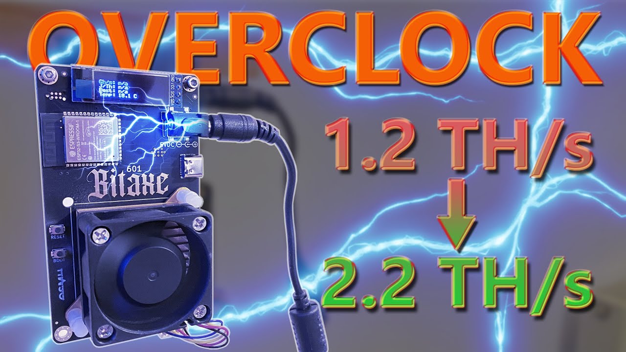 Trying To Overclock The Bitaxe Gamma To Full Hashrate
