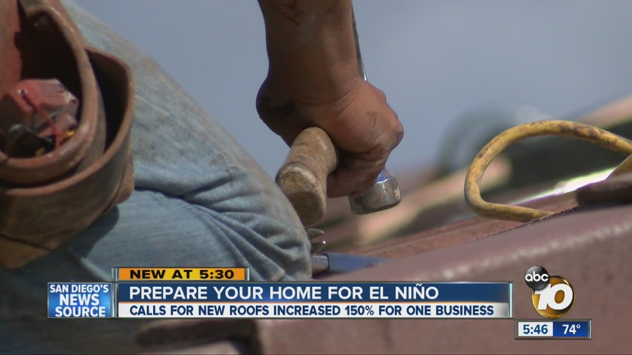 Prepare your home now for El Niño