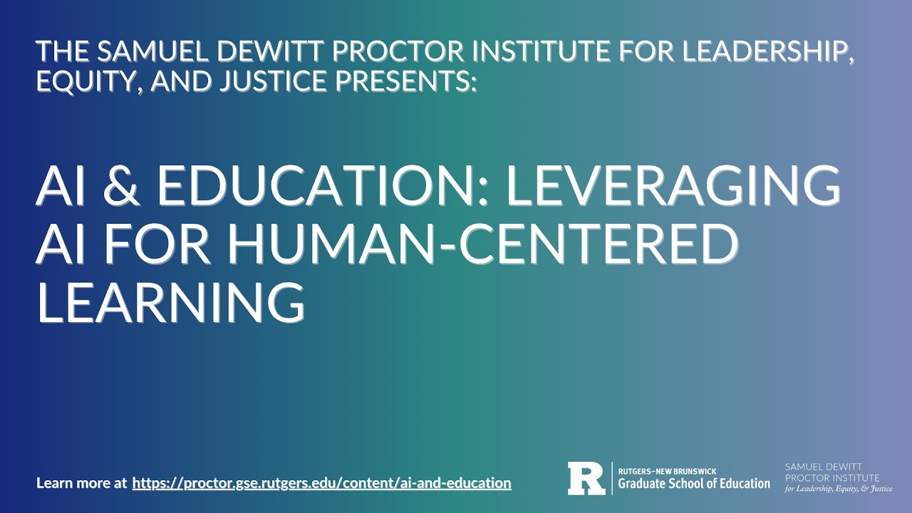 AI & EDUCATION: Leveraging AI for Human-Centered Learning