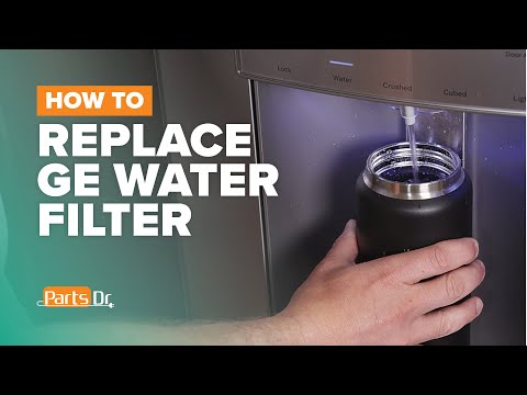 How to replace GE fridge ice & water filter part # RPWFE