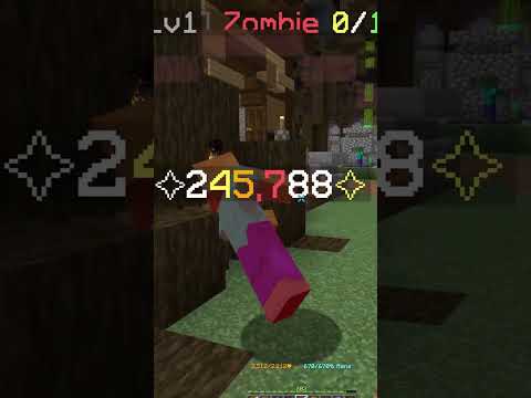 Overpowered Sword in Hypixel Skyblock! #minecraft #skyblock #hypixel