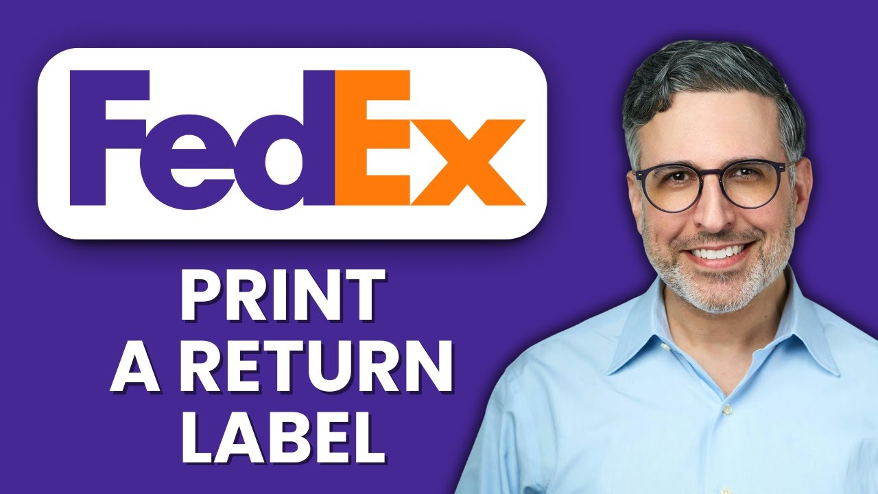 NEW! How to Print a Return Label in FedEx Ship Manager (2025) 🖨️ | Complete Guide to FedEx Returns
