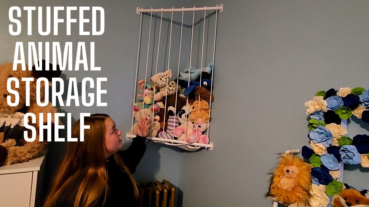Space Saving Stuffed Animal Storage Shelf