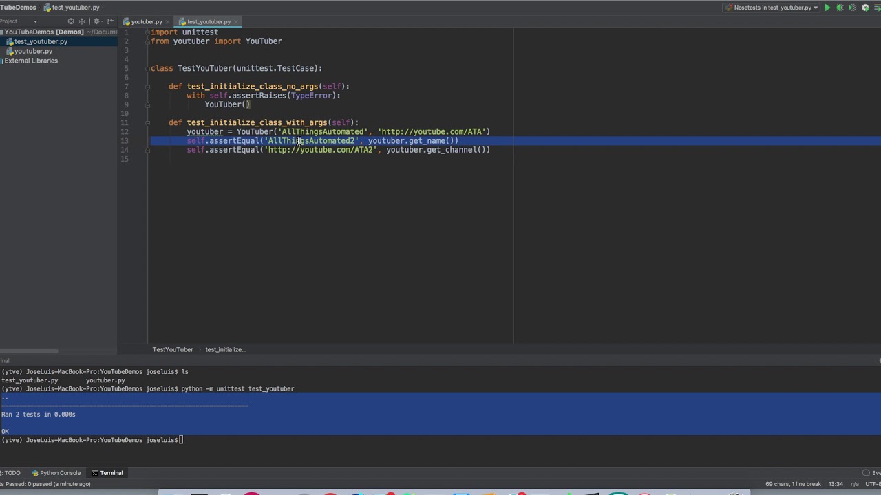 Python: Create automated tests with Unittest and Xmlrunner