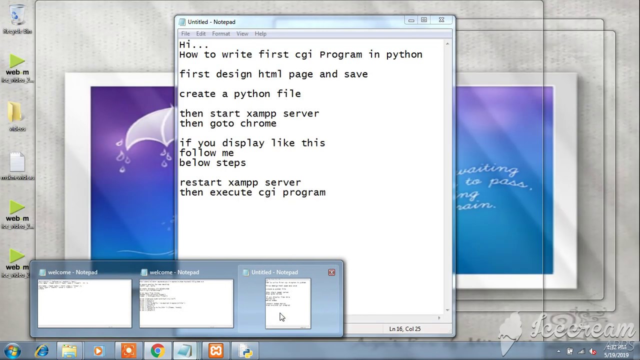 How To Write a Python CGI Program Part 2