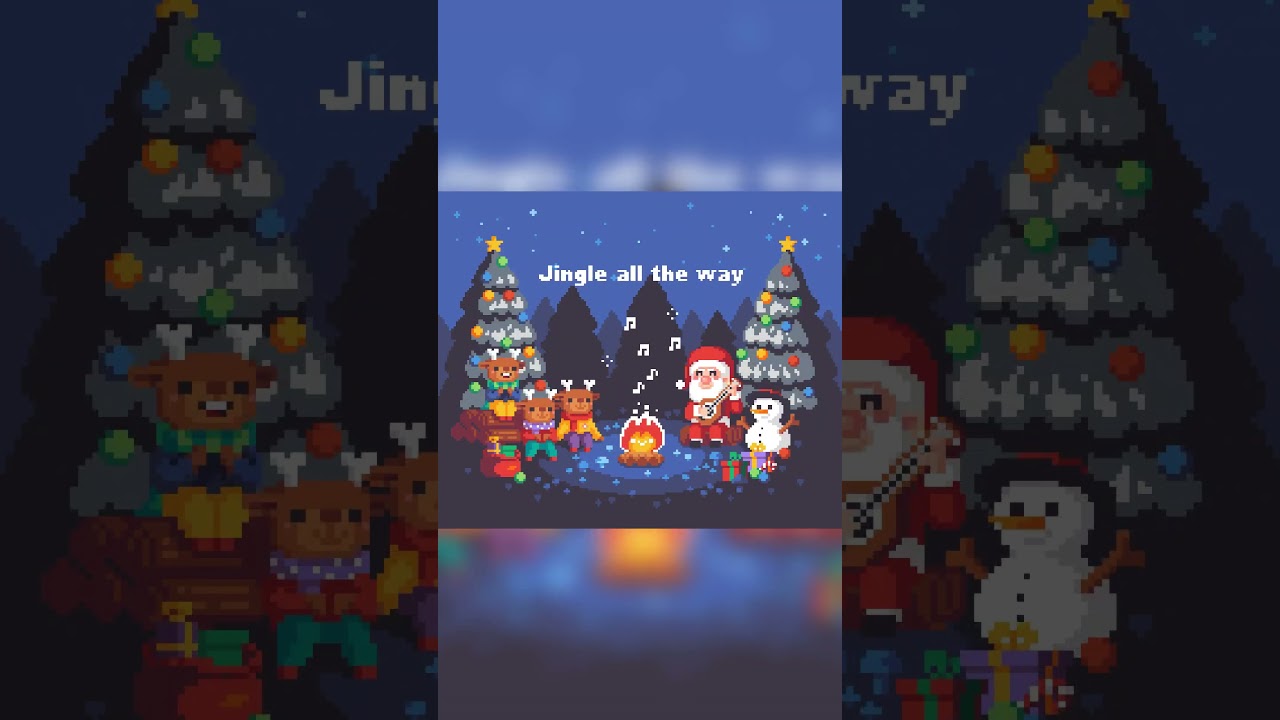 Jingle Bells by JHL #pixilart #pixelart #Christmas #christmasart #8BitArt