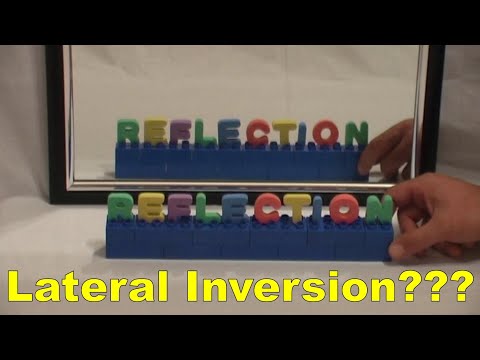 Right becomes left and left becomes right. But why? Lateral Inversion Explained.