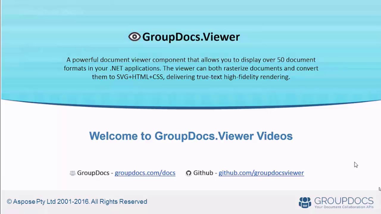 Basic Video Tutorial - Render Document As Html