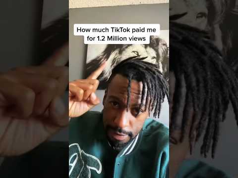 How Much TikTok Paid Me For 1,000,000 Views