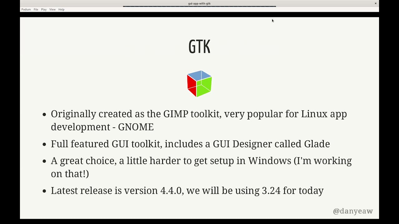Build GUI Apps with Python and GTK