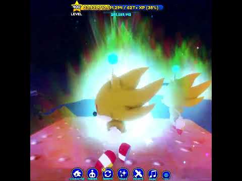THREE 6 STAR SUPER SONIC FAST FRIENDS!! | Roblox | Sonic Speed Simulator REBORN #shorts #sonic