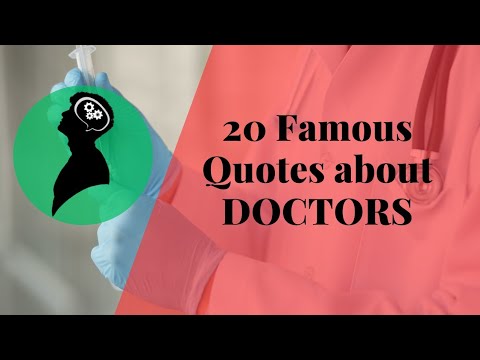 Top 20 inspiring quotes about doctors