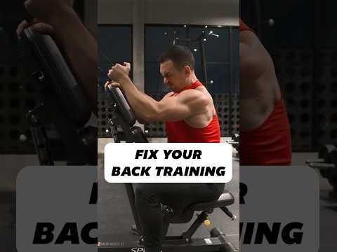 Avoid This 1 Key Back Training Mistake β