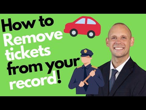 Remove Tickets From Your Record!